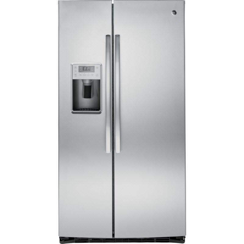 GE Profile 36-inch, 25.3 cu. ft. Side-by-Side Refrigerator with Ice an