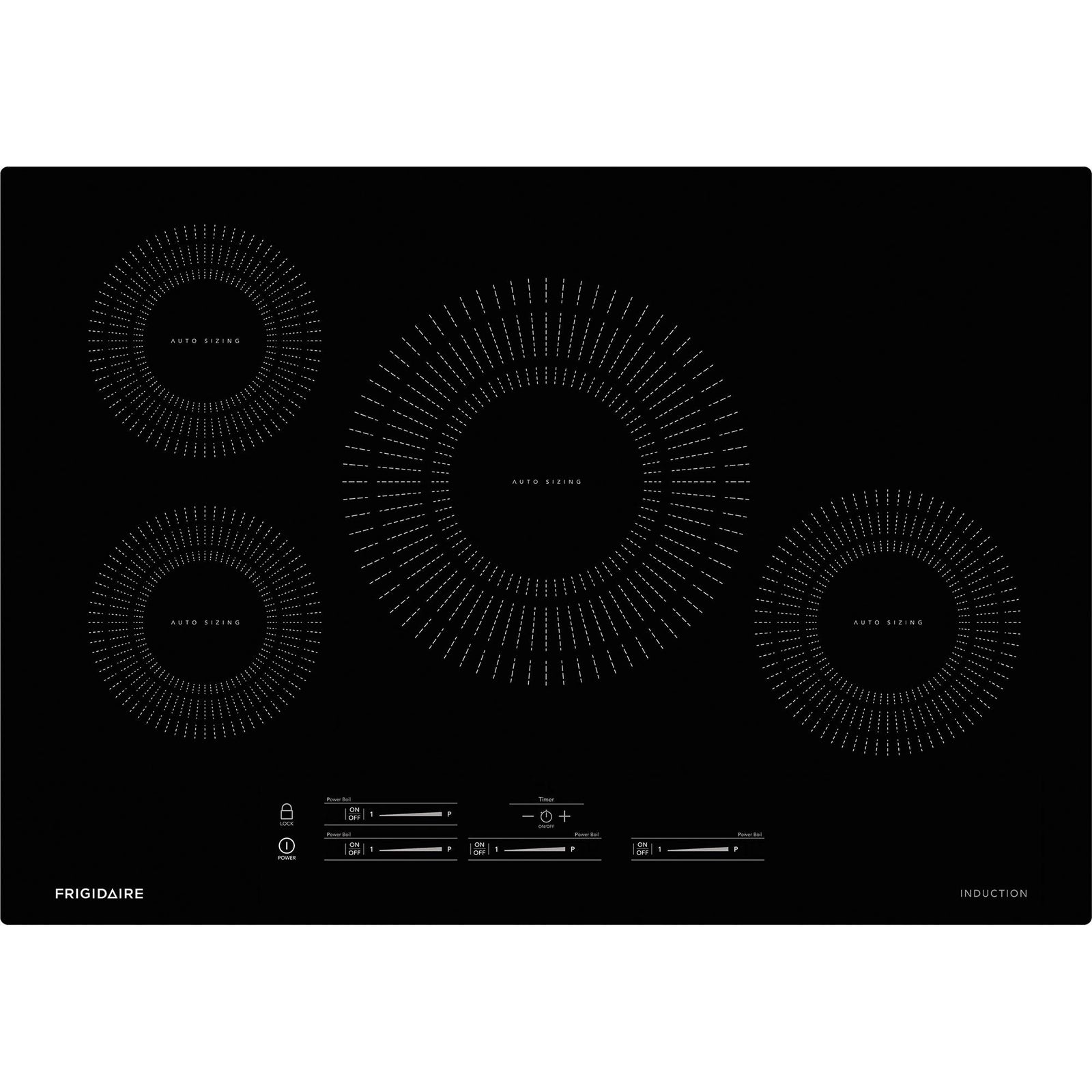 Frigidaire 33-inch Built-in Induction Cooktop with Auto Sizing? Pan De