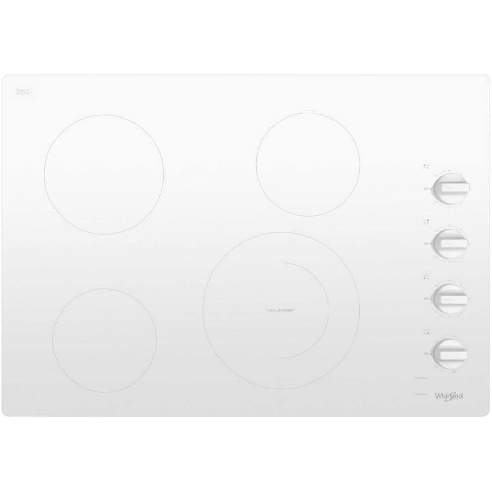 Whirlpool 30-inch Built-In Electric Cooktop WCE55US0HW