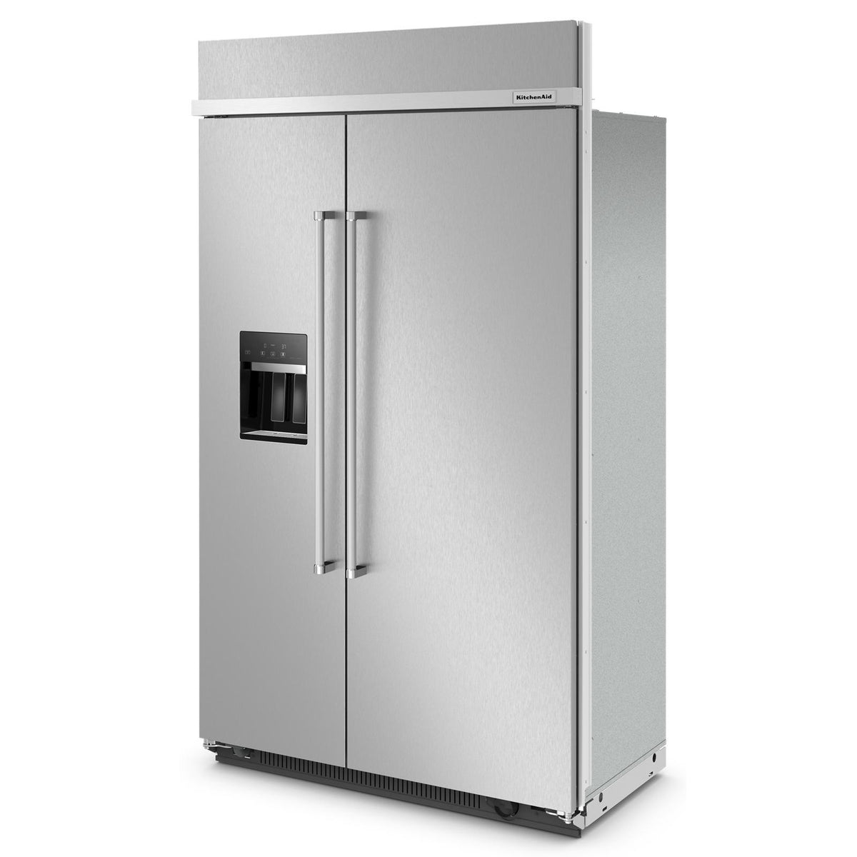 KitchenAid 48 inch 29.4 cu. ft. Built in Side by Side Refrigerator wi